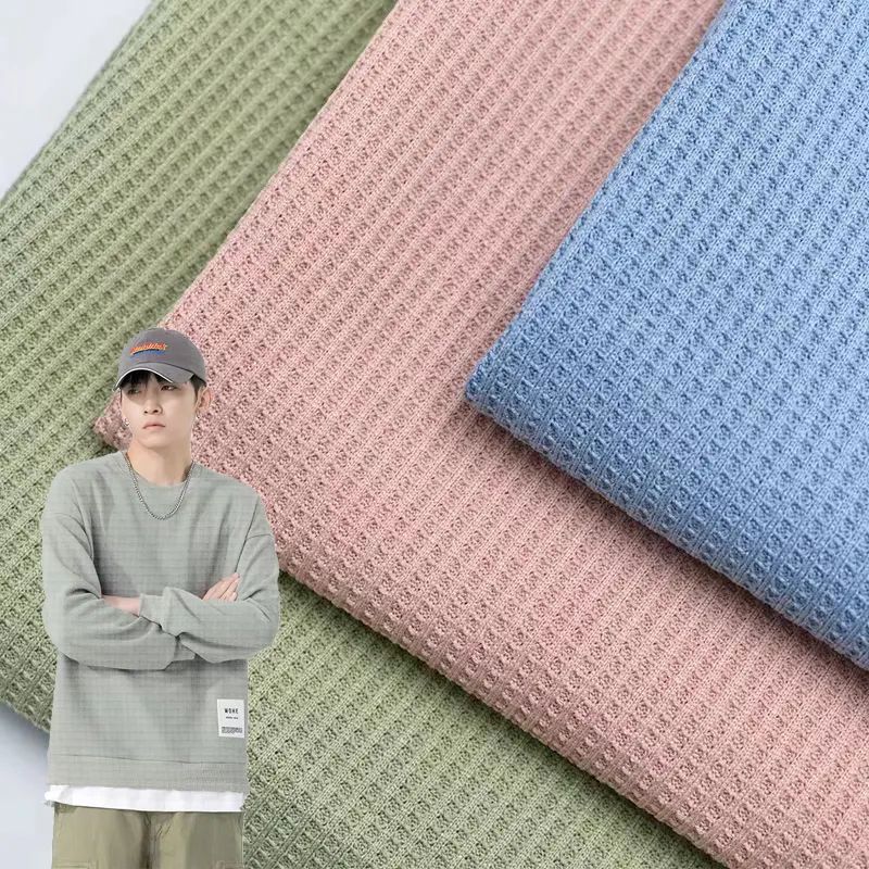 65% Polyester 35% Cotton Waffle Fabric for Shirt Pants Dress-Kangman ...