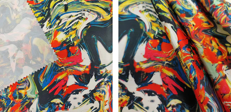 Acetic Acid Printing Fabric 100 High-end Women’s Clothing Fabrics ...