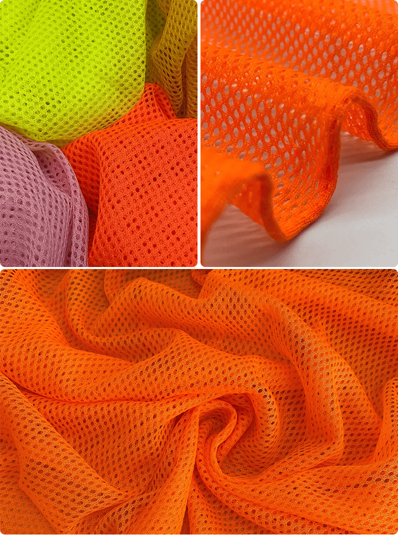 100% Polyester Mesh Fabric Outdoor Breathable Knitted Fabric for ...