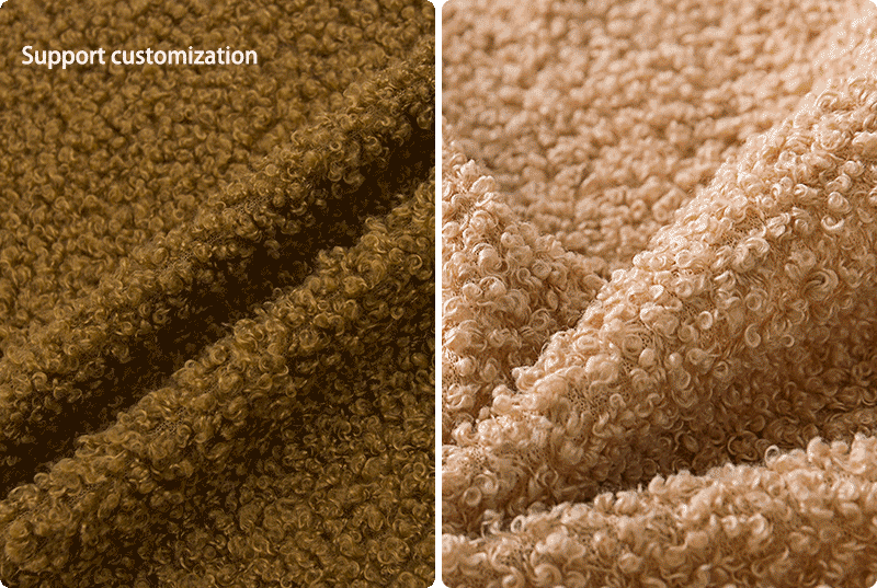 100% Polyester Teddy Fleece Fabric for Jacket Toy Casual Wear-kangman ...