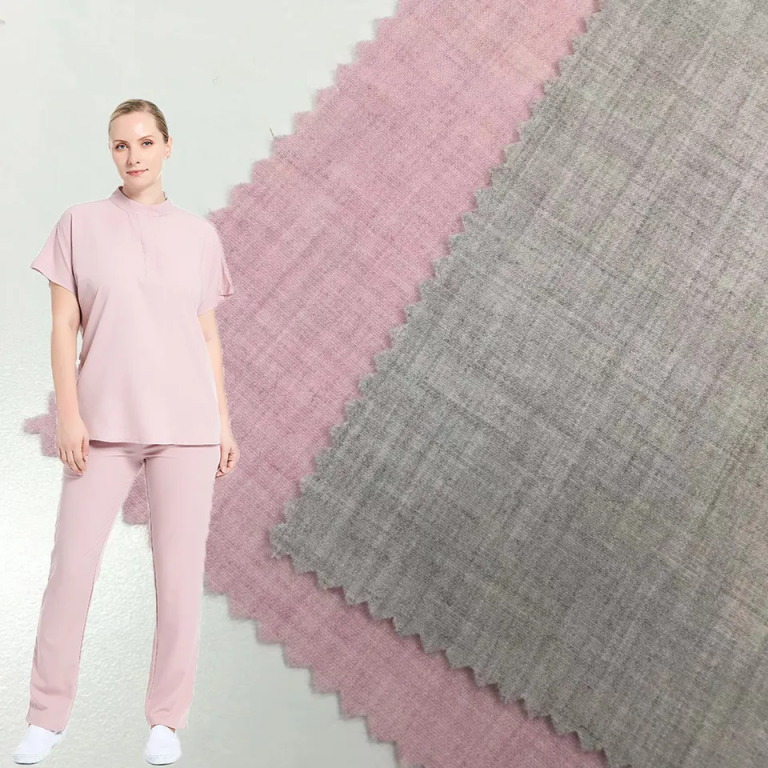 Nurse Scrub Suit Solid Breathable Fabric–Hangzhou Kangman Textile Co., Ltd.