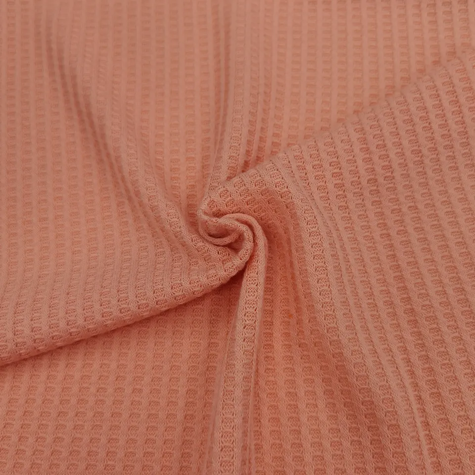 Rib Knit Waffle Fleece Fabric–Hangzhou Kangman Textile Co., Ltd.
